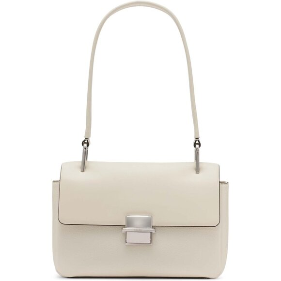 Accessories | Clove White Vegan Leather Triple Compartment Flap ...
